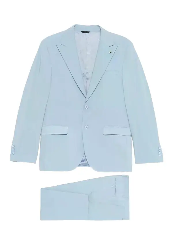 MANUEL RITZ Single-breasted Suit - Blue