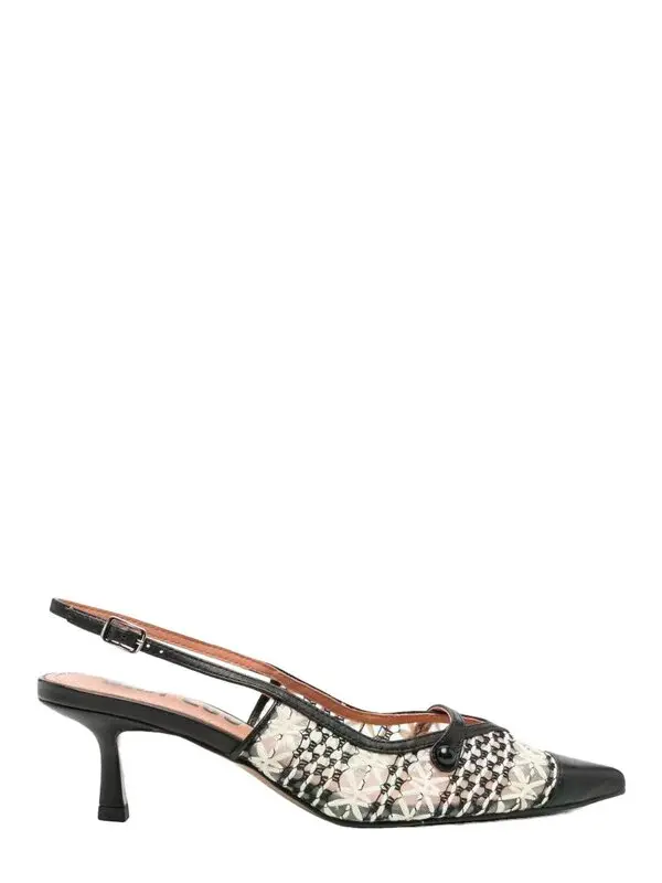 BIBI LOU Xaia Floral Pumps - Neutrals
