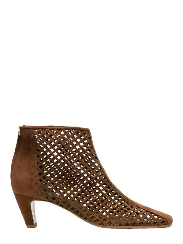 BIANCADI Leather Ankle Boots - Brown
