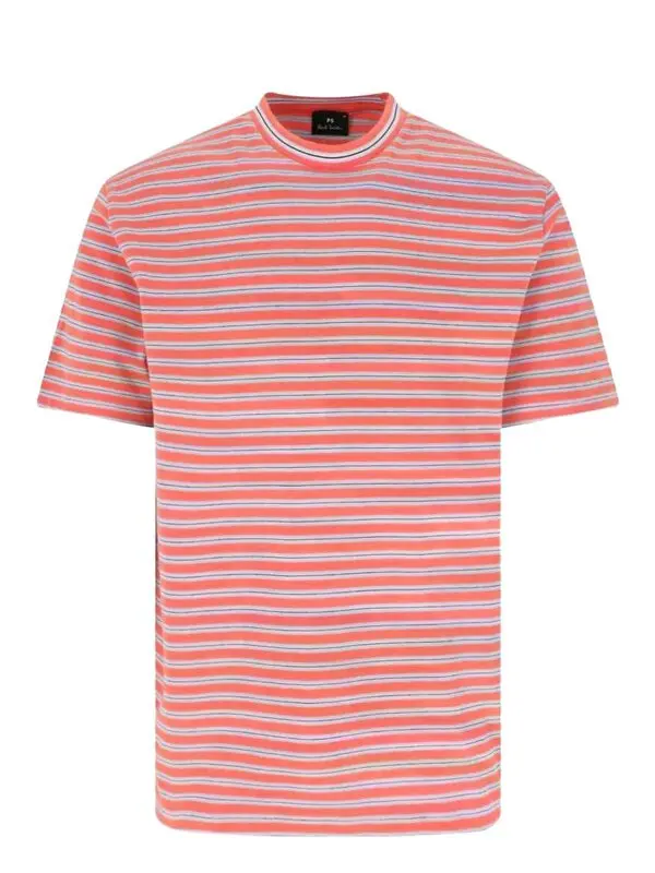 Paul Smith Striped T-shirt - Orange