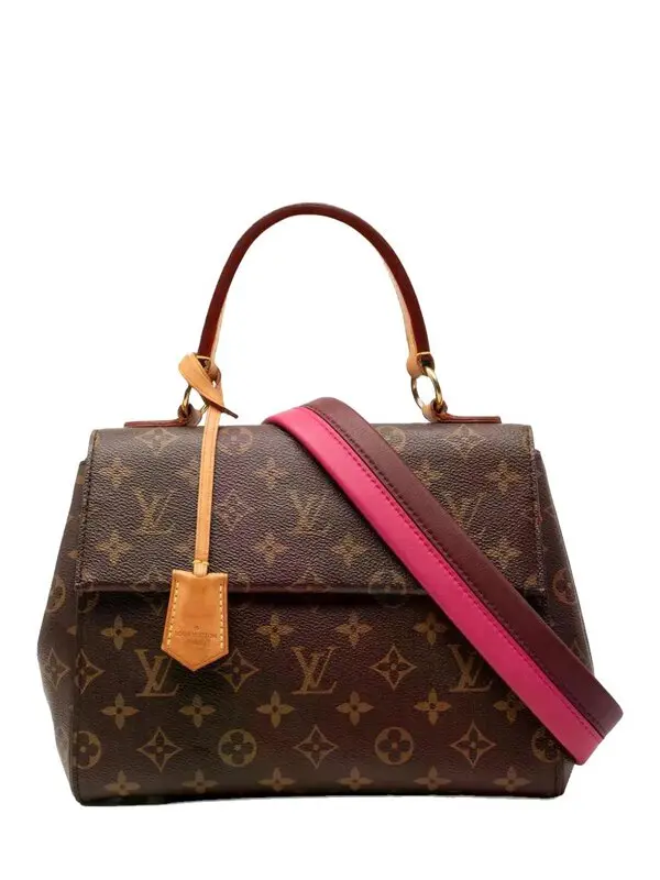 LOUIS VUITTON 2018 Monogram Cluny Bb Satchel - Brown