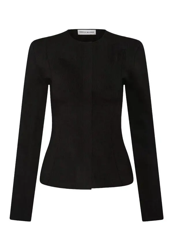 Rebecca Vallance Perach Knit Jacket - Black