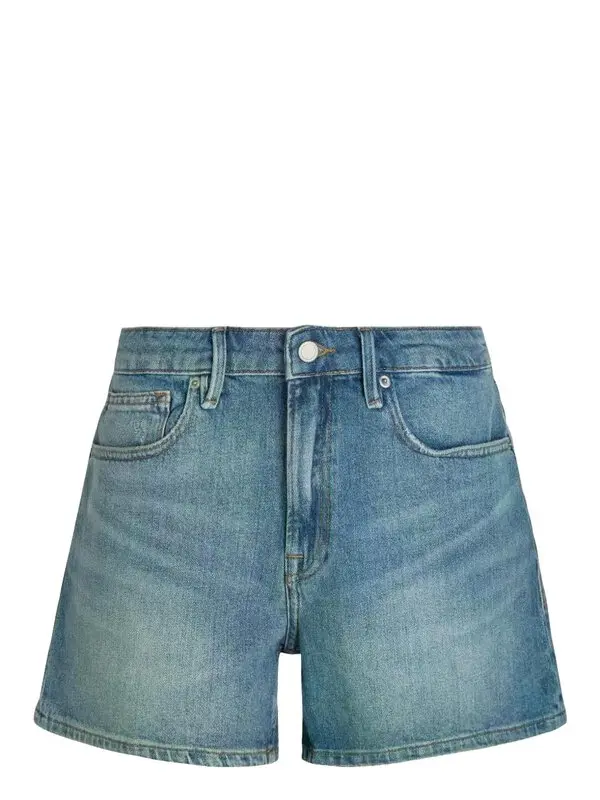 Good American Five-pocket Denim Shorts - Blue