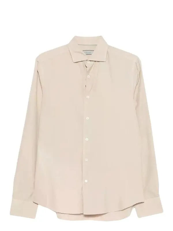 Canali Buttoned Shirt - Neutrals