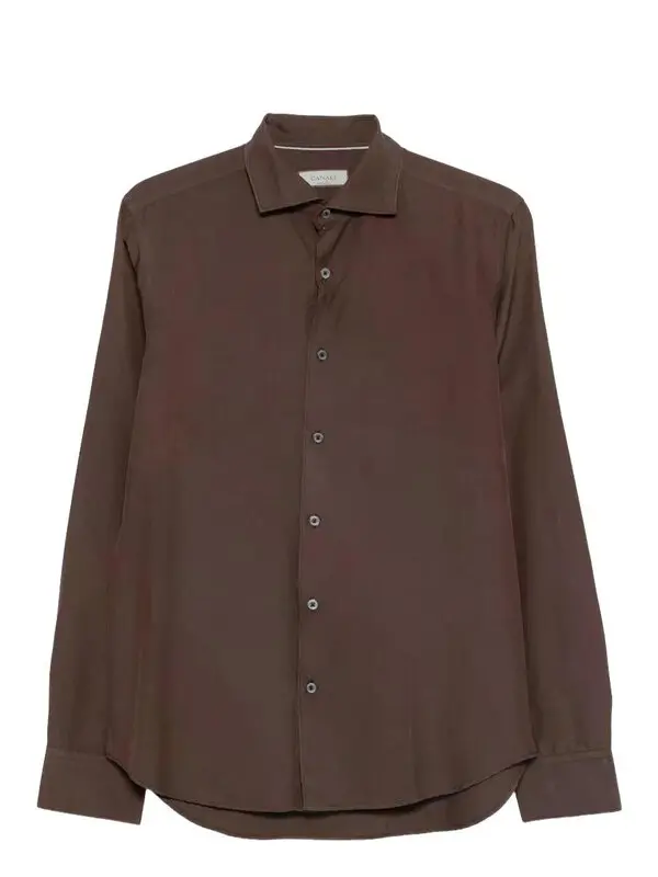 Canali Buttoned Shirt - Brown