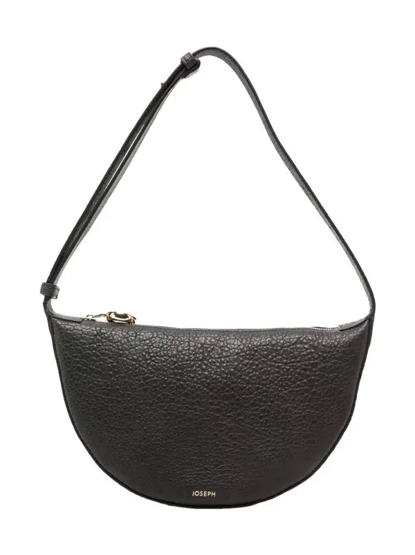JOSEPH Pebbled Leather Shoulder Bag - Brown