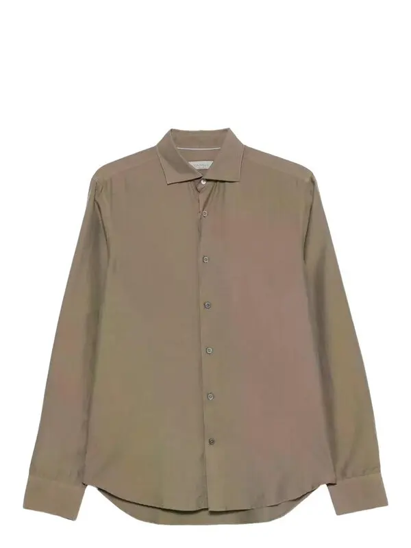 Canali Buttoned Shirt - Brown