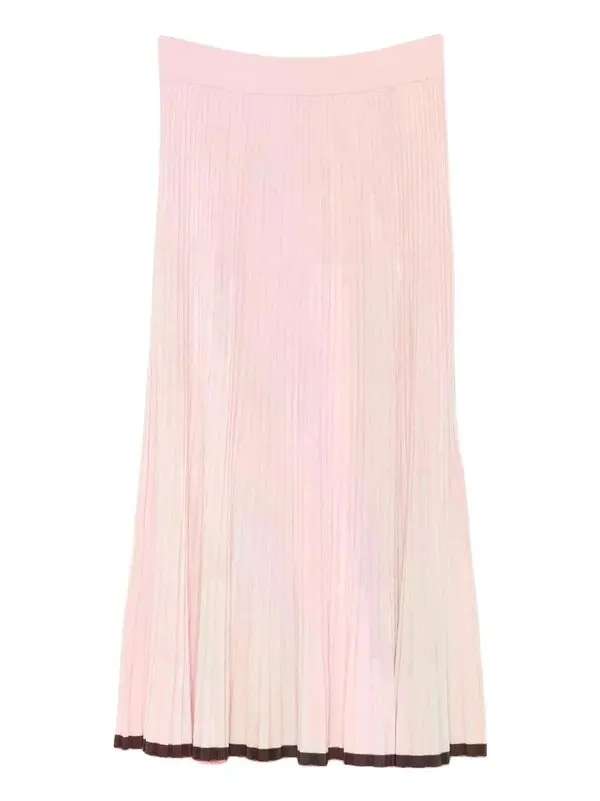 Zimmermann Ribbed Midi Skirt - Pink