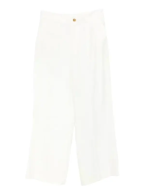 P.a.r.o.s.h Wide Leg Trousers - White