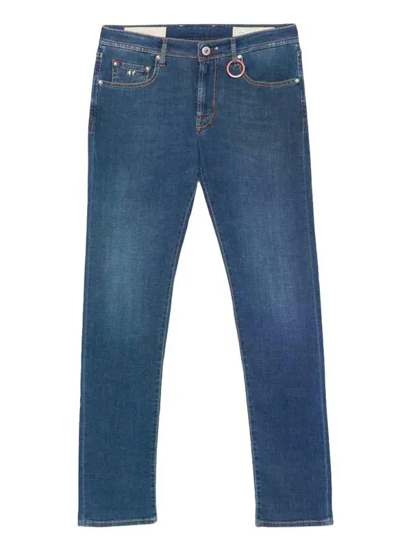 TRAMAROSSA Michelangelo Logo-patch Jeans - Blue