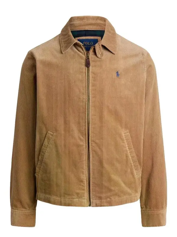 Polo Ralph Lauren Corduroy Zip-up Jacket - Neutrals