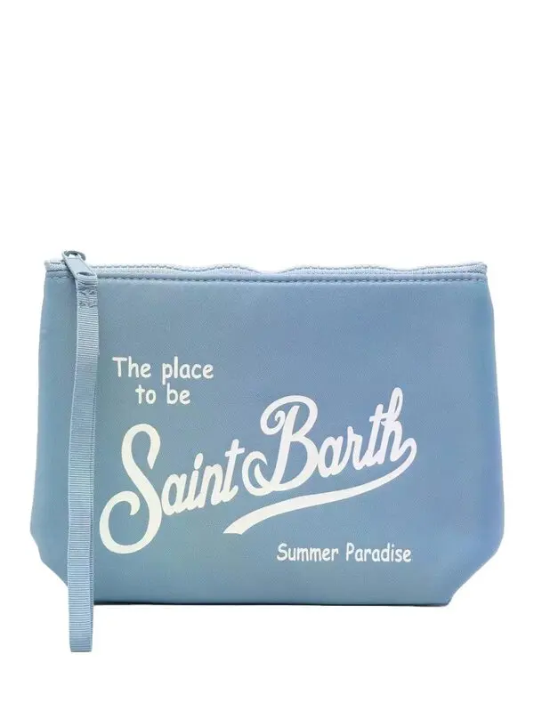 MC2 SAINT BARTH Aline Zip Clutch - Blue
