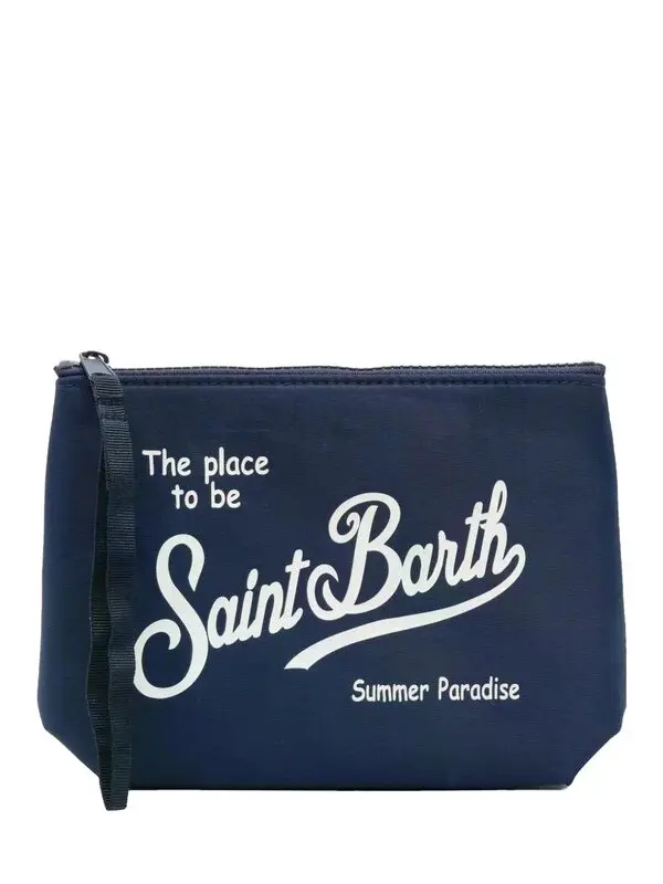 MC2 SAINT BARTH Aline Zip Clutch - Blue