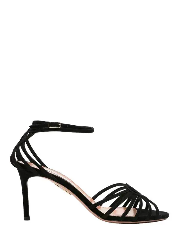 AQUAZZURA Strappy Heeled Sandals - Black