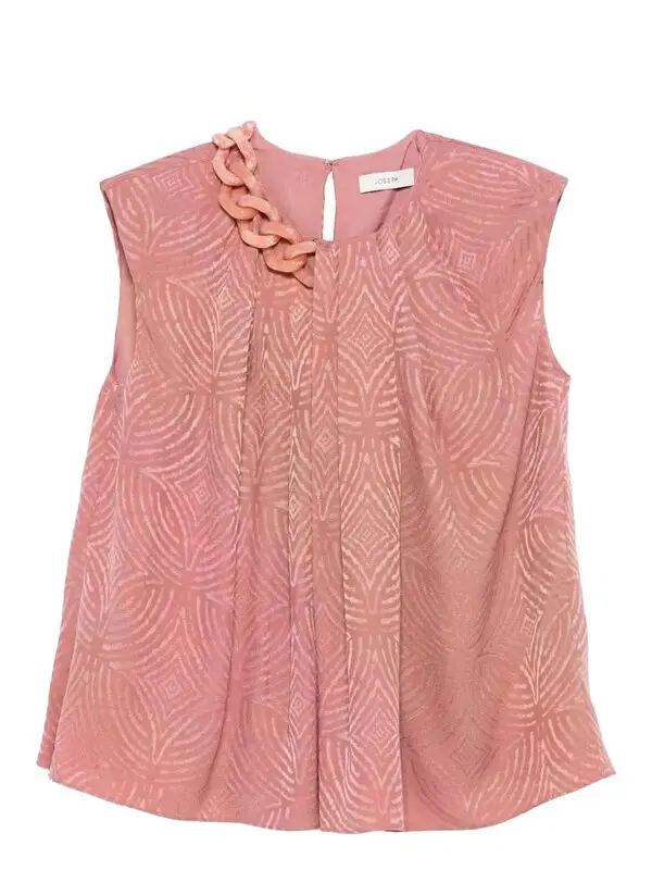 JOSEPH Chain-detail Blouse - Pink
