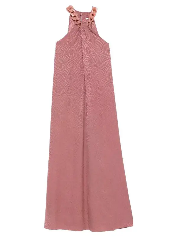 JOSEPH Parc Chain-detail Maxi Dress - Pink