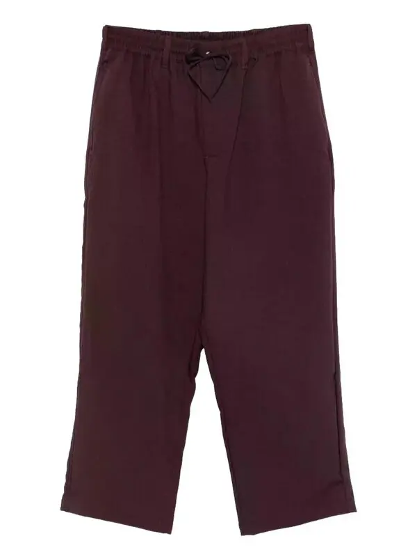 Y3 Drawstring Trousers - Red