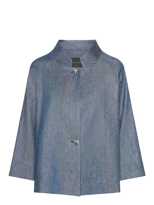 ELENA MIRO` Denim Jacket - Blue