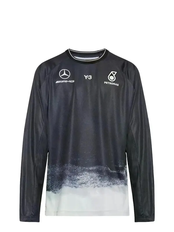 Y3 X Mercedes Petronas Formula 1 Team Mechanics T-shirt - Black