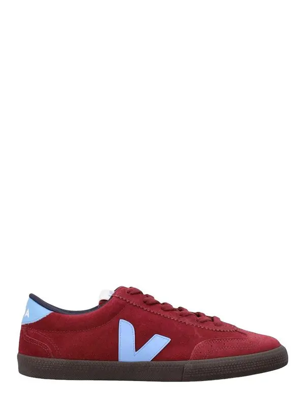 VEJA Volley Suede Sneakers - Grenat/aqua Eagle