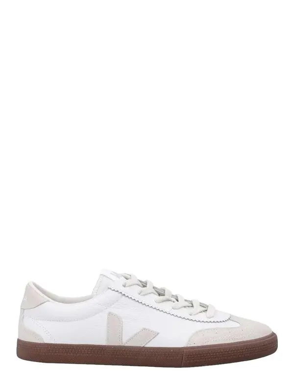 VEJA Volley Leather Sneakers - White/natural Bark