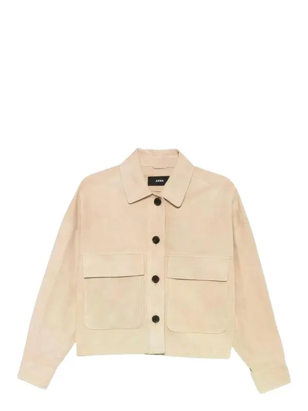 ARMA Miri Leather Jacket - Neutrals