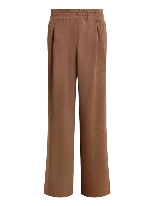 Varley Elastic-waist Wide-leg Track Pants - Brown