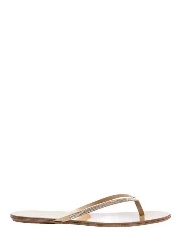 PEDRO GARCIA Embellished Thong Sandals - Neutrals