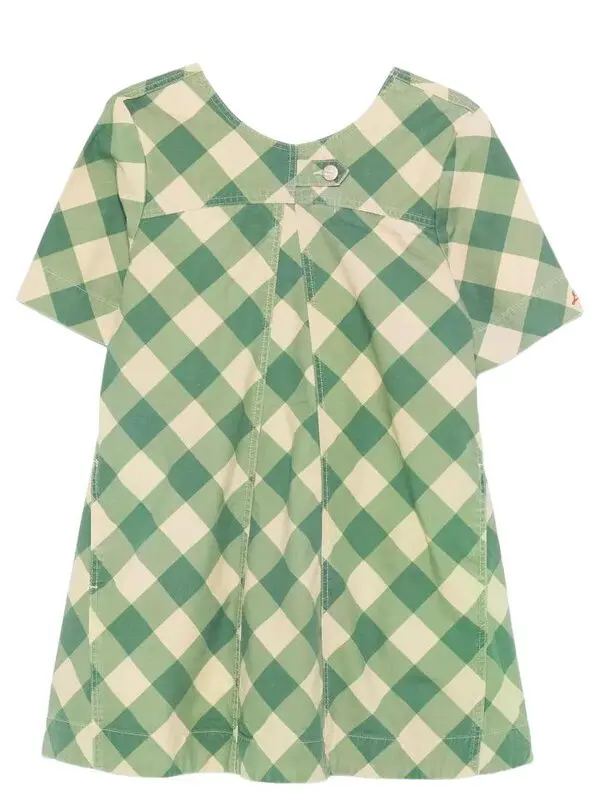 DAMSON MADDER Bridget Gingham Mini Dress - Green