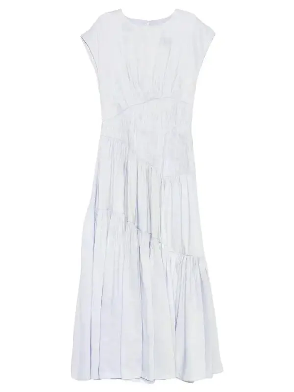 Aje Ecliptica Tiered Midi Dress - Blue