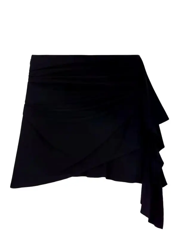 IRO PARIS Draped Mini Skirt - Black