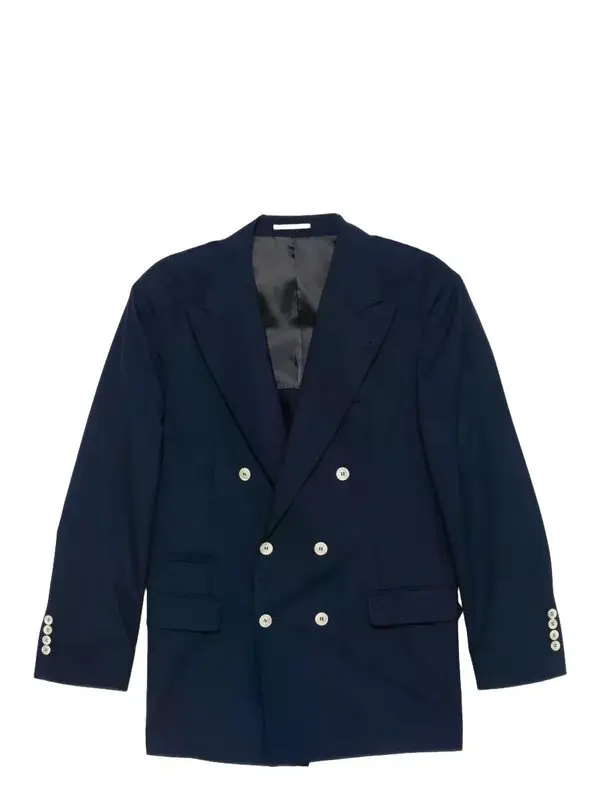 Brunello Cucinelli Double-breasted Jacket - Blue