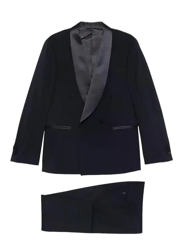 MANUEL RITZ Double-breasted Suit - Blue
