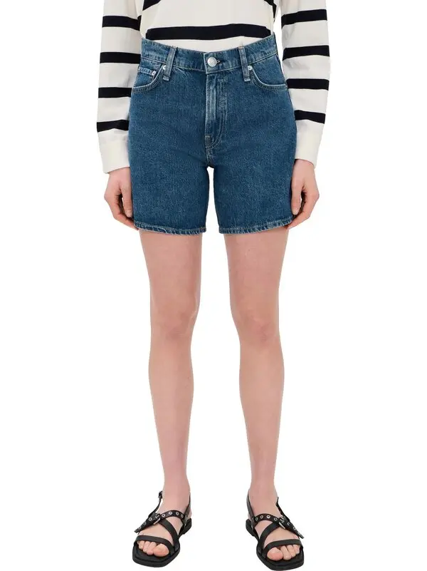 Rag & Bone Kaia Denim Shorts - Cornflower