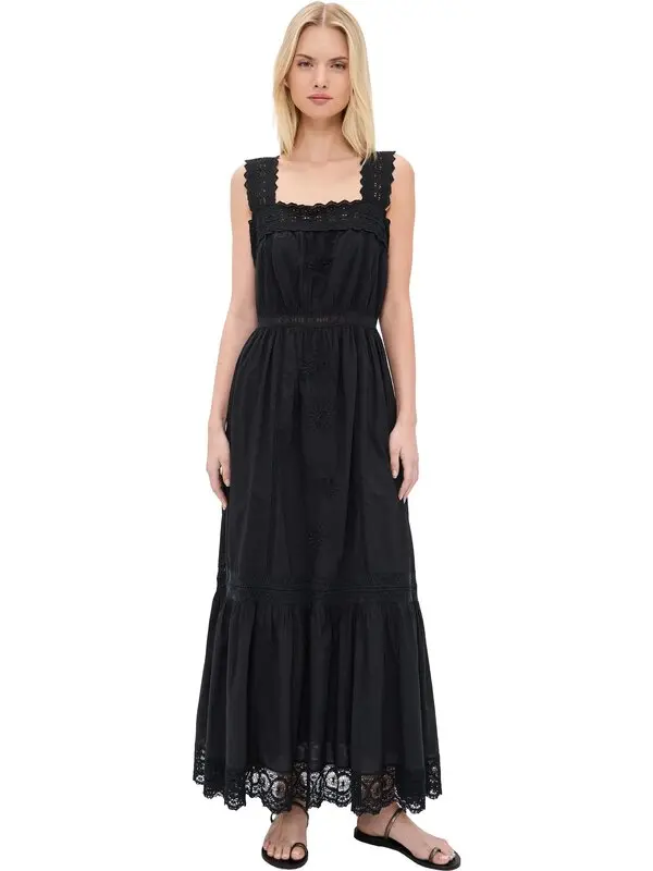 Xirena Anita Midi Dress - Black