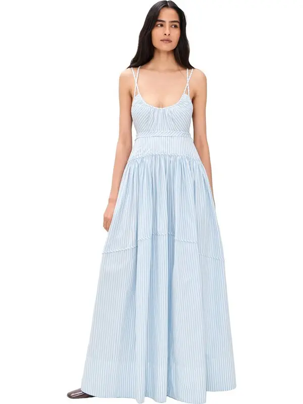 LEE MATHEWS Odette Cami Maxi Dress - Sky