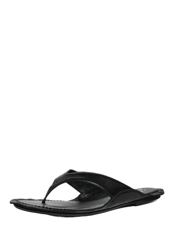 JAMIE HALLER San Diego Leather Sandals - Black