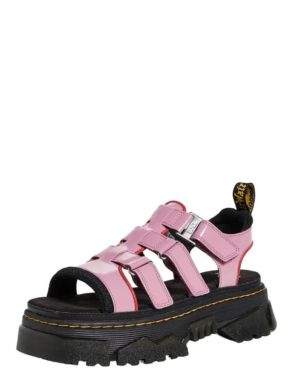 Dr. Martens Mattison Sandals - Dusty Rose Soft Patent