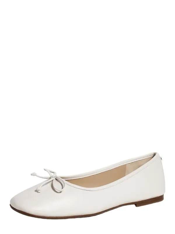 Sam Edelman Alie Ballerina Flats - Bright White