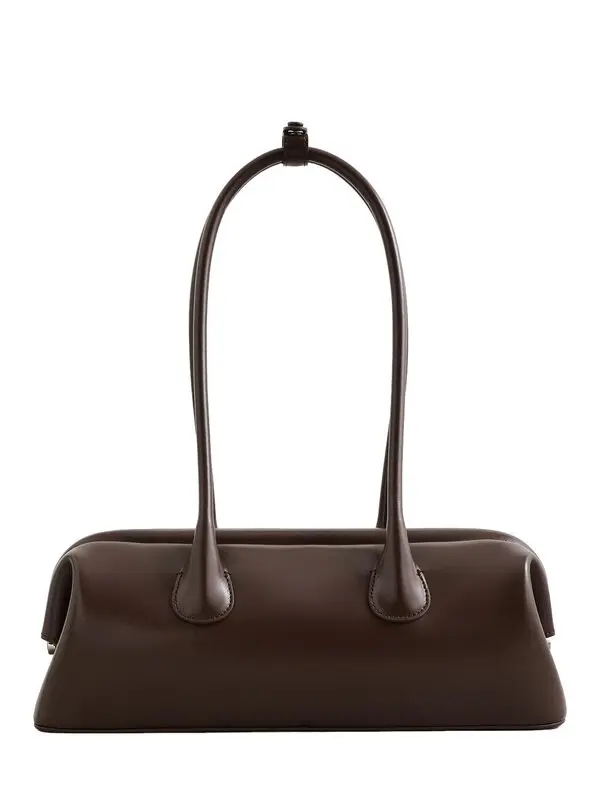 OSOI Boat Wide Shoulder Bag - Choco Brown