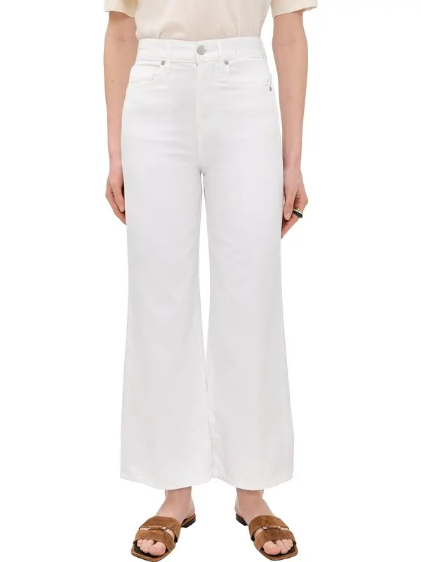 Veronica Beard Taylor Cropped Jeans - White