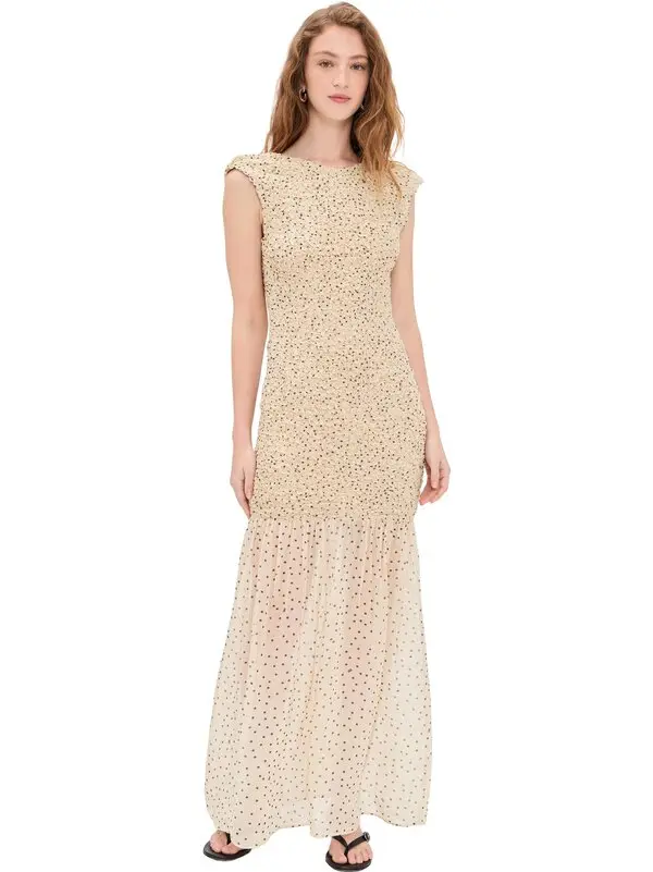 BY MALENE BIRGER Corinna Maxi Dress - Polka Dot Print