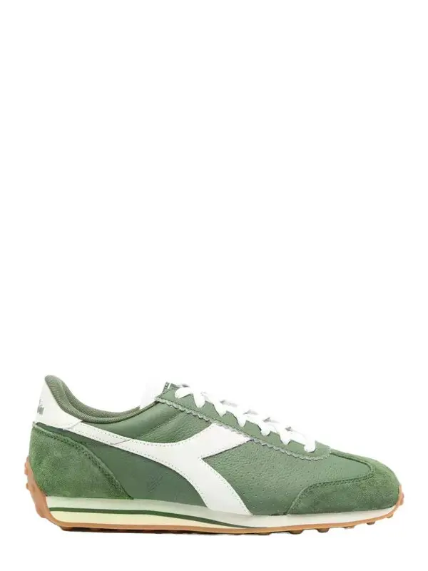 DIADORA Rally Punched Leather Sneakers - Green