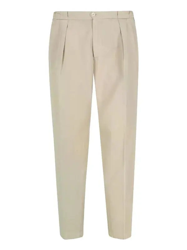 BRIGLIA 1949 Button-fastening Pleated Trousers - Neutrals