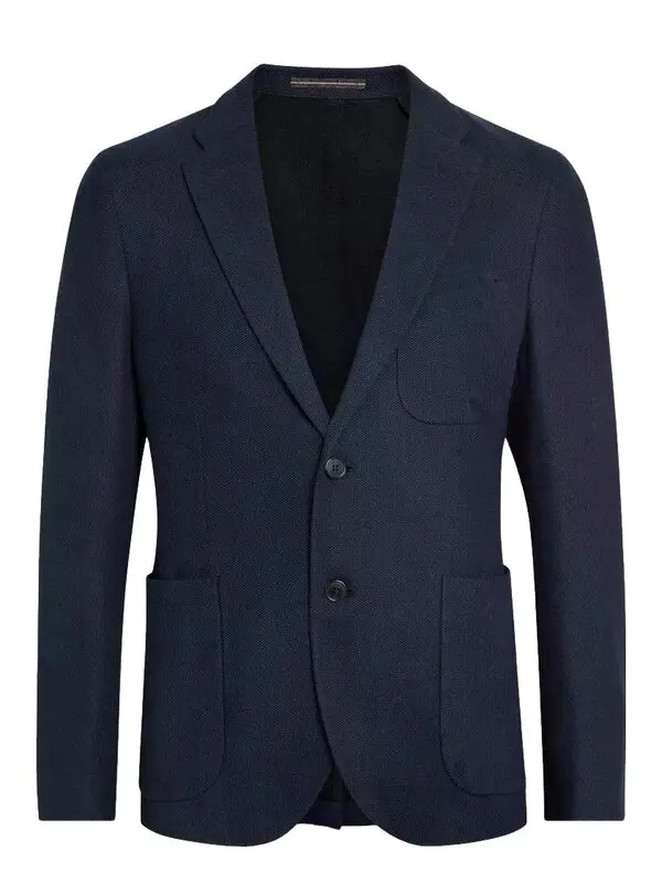 SLOWEAR Button-up Blazer - Blue
