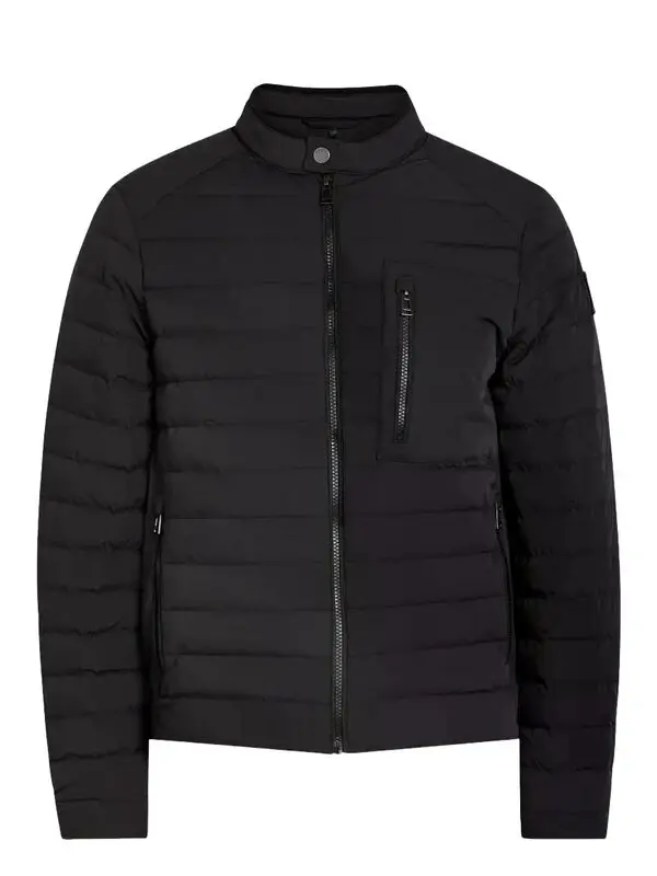 Belstaff Chassis Zip-up Quilted Jacket - Black