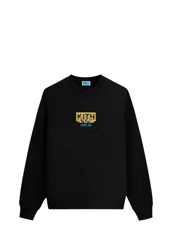 Kith X Disney Donald Duck Triplets Nelson Sweatshirt - Black