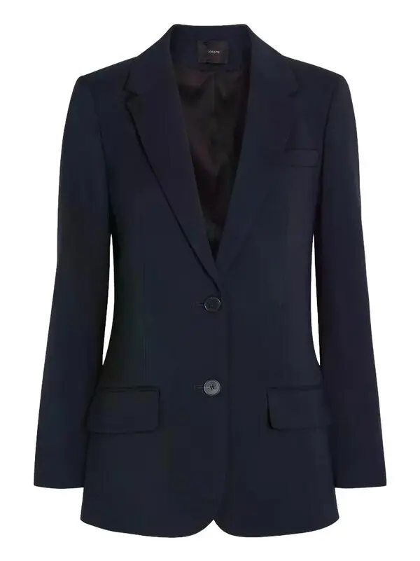 JOSEPH Jackie Buttoned Tailored Blazer - Blue