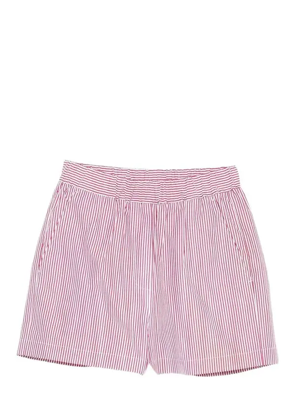 MANUEL RITZ Striped Shorts - Red