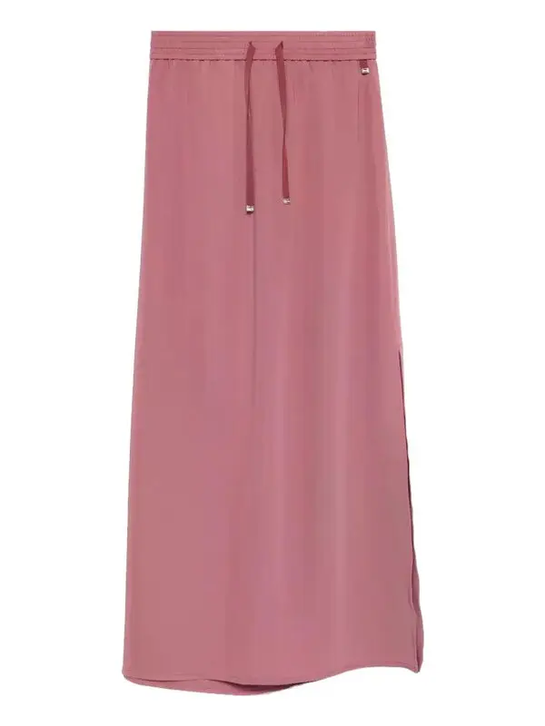 Herno Maxi Skirt With Drawstring - Pink